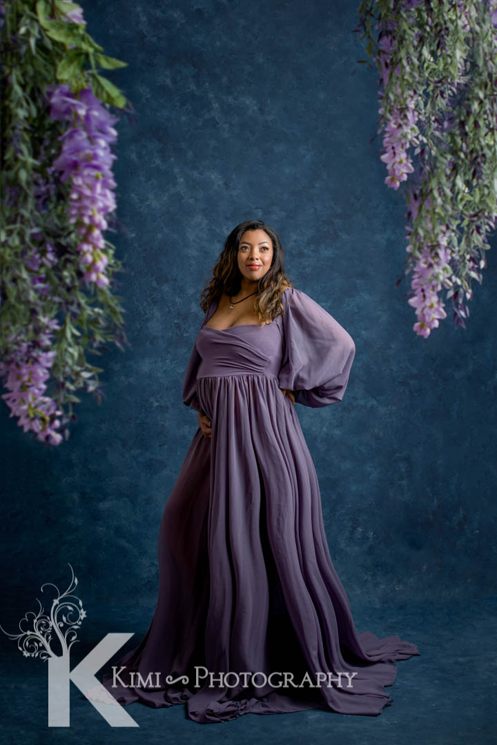 Portland Studio Maternity Photo Session - Kimi Photography